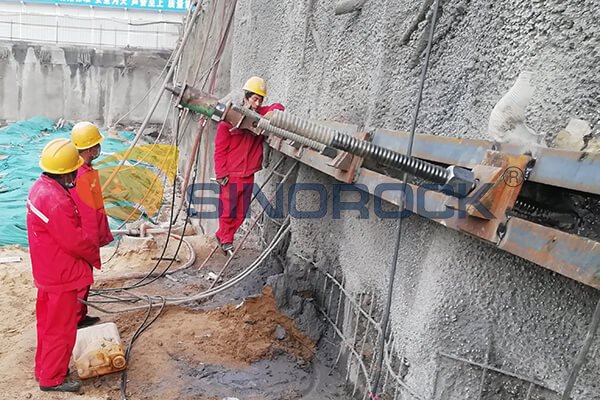 Foundation Support by Soil Nail - Liaocheng Hospital Project - Sinorock